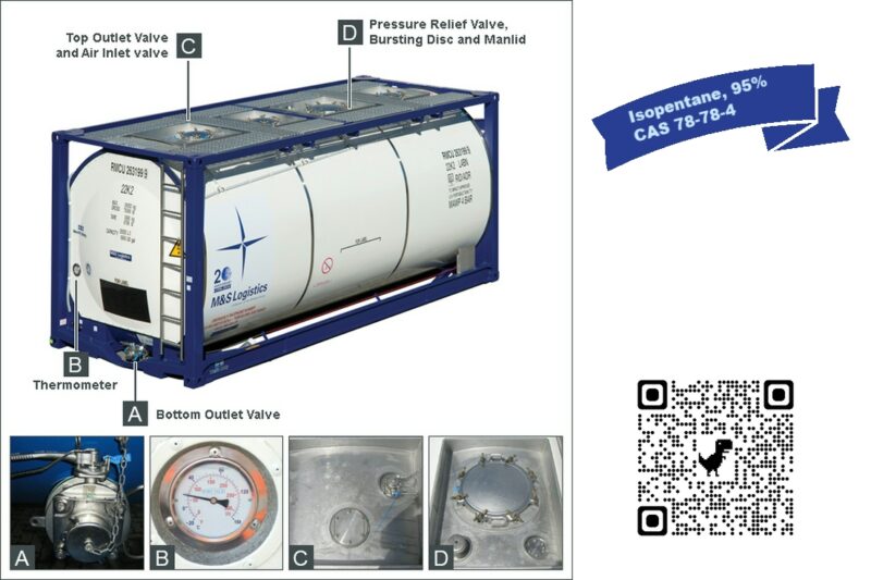 Isopentane 95% (2-Methylbutane) — ISO Tank Supply